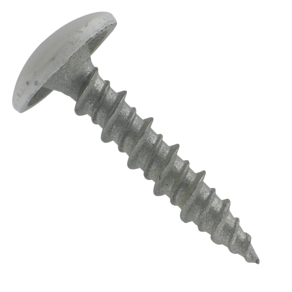 #10x1" Bright White LoGrip Steel Siding/Interior Liner Panel Screw (No ...